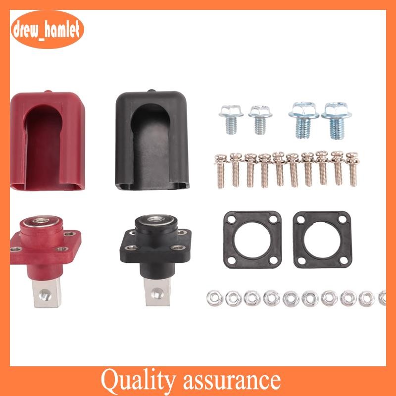 2 Pcs 200A All-Copper Lithium Battery Post High-Current Copper Terminal ...