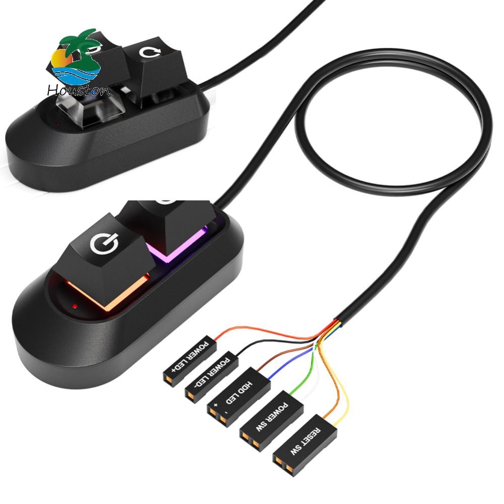 2M Desktop Computer Power Button Mechanical Key Restart Switch for PC ...