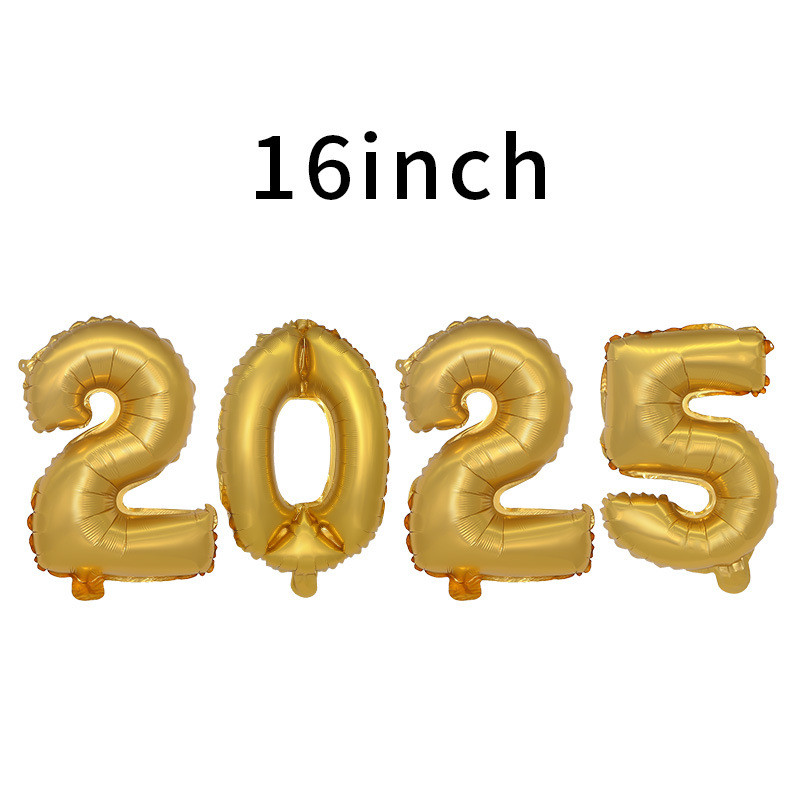 welcome 2025 banner 2025 balloon 2025 decoration 16 Inch Body Slim ...