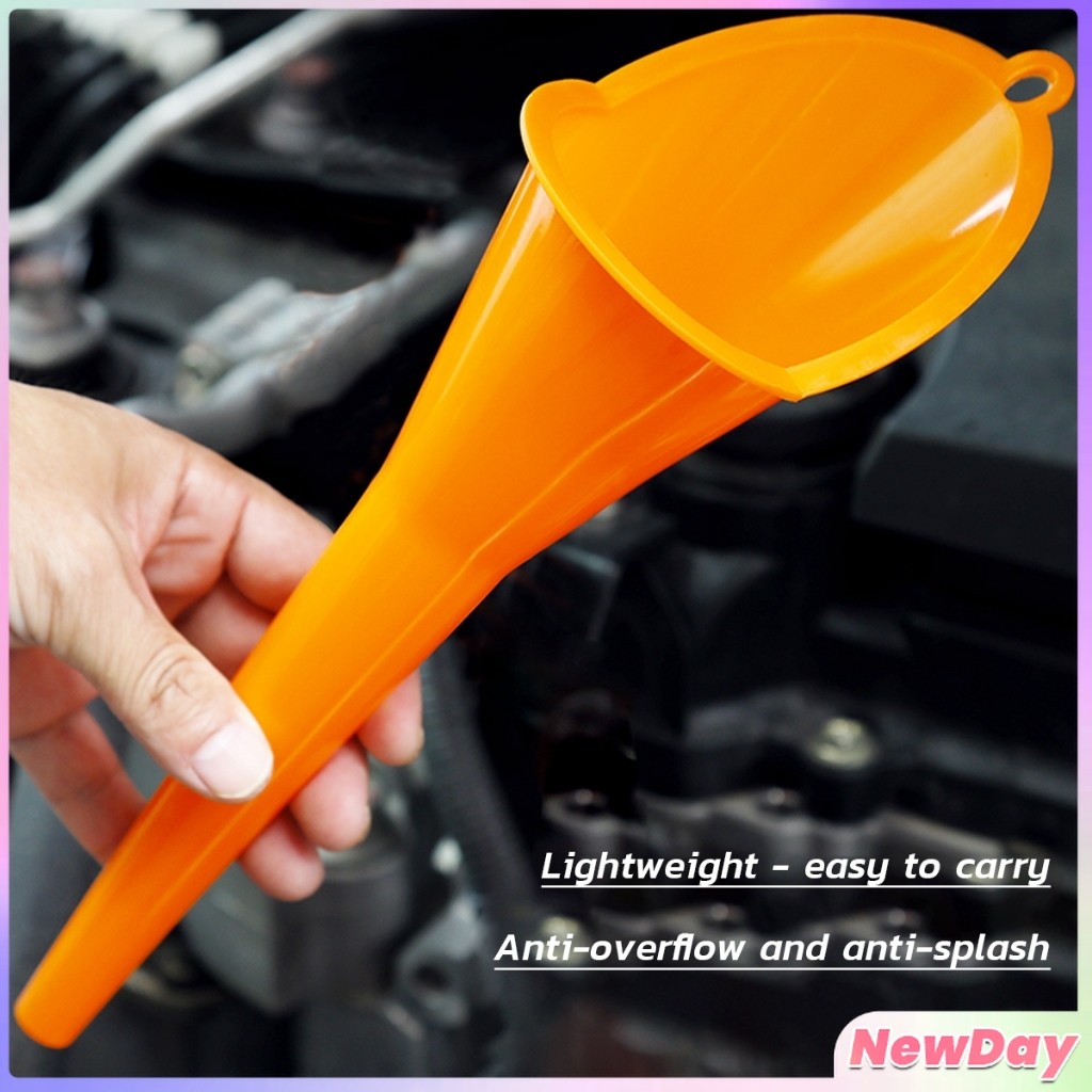 N.D Car Motorcycles Refueling Longer Funnel Portable Splash-Proof ...