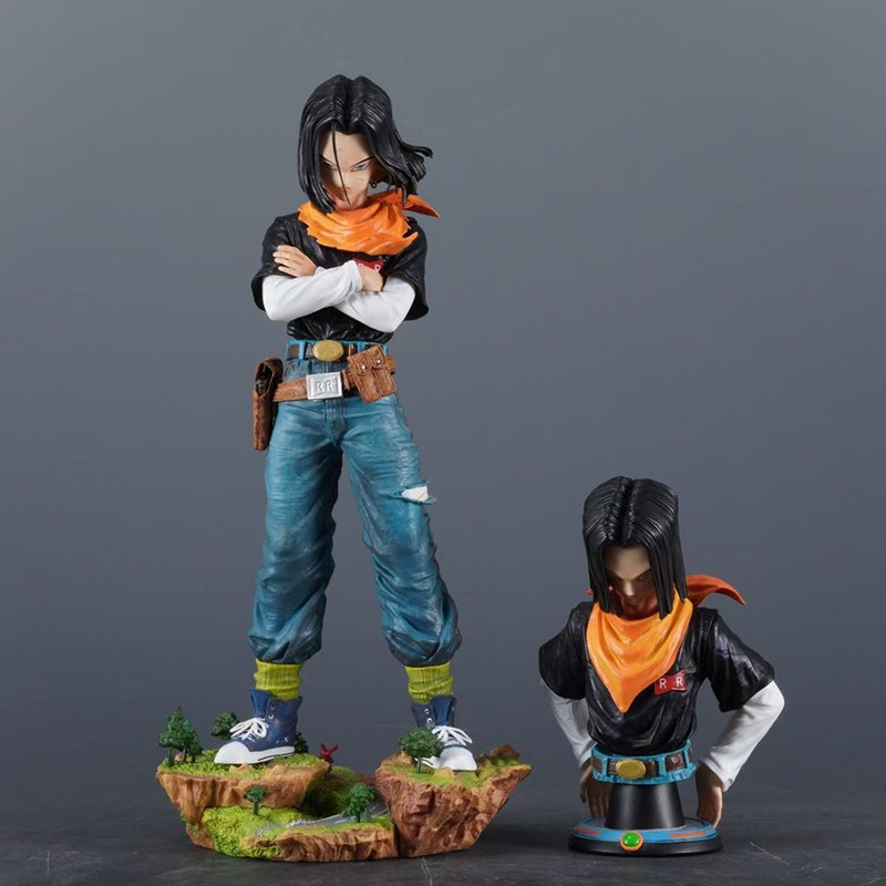 Anime Dragon Ball Z Android 17 Figure Statue With Replaceable Body ...
