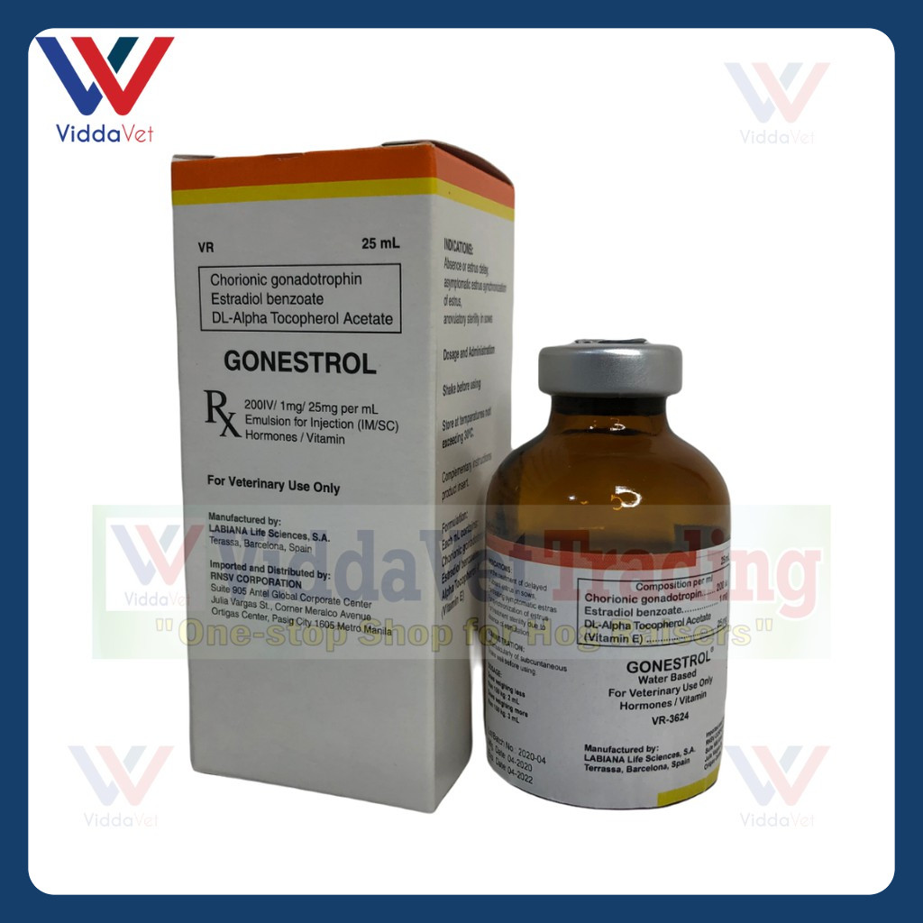 Viddavet-Gonestrol para sa mga inahin baboy 25ml for animas | Shopee ...