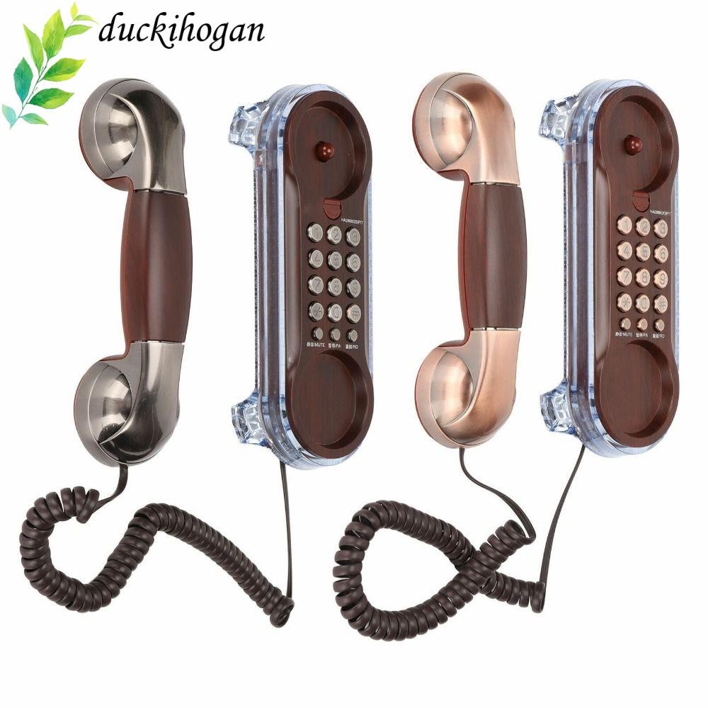 DUCKIHOGAN Wired Telephone, Landline Retro Corded Phone, Compact ...