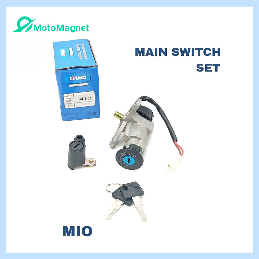 Genuine Lgnition Switch Set / Key Set For Mio / Xrm / Wave | Shopee ...