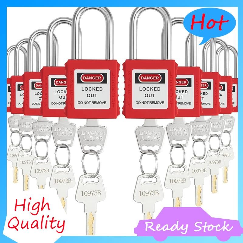 Lockout Tagout Locks Set,10 PCS Safety Lockout Padlocks,Lock Out Tag ...