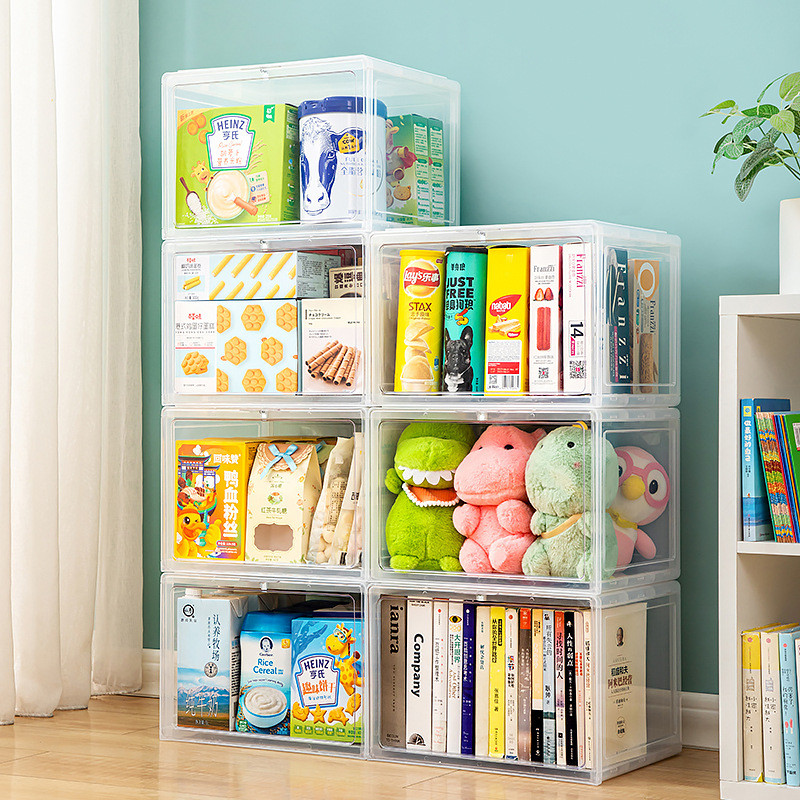 PP Magnetic Living Room Transparent under Table Large Capacity Storage ...