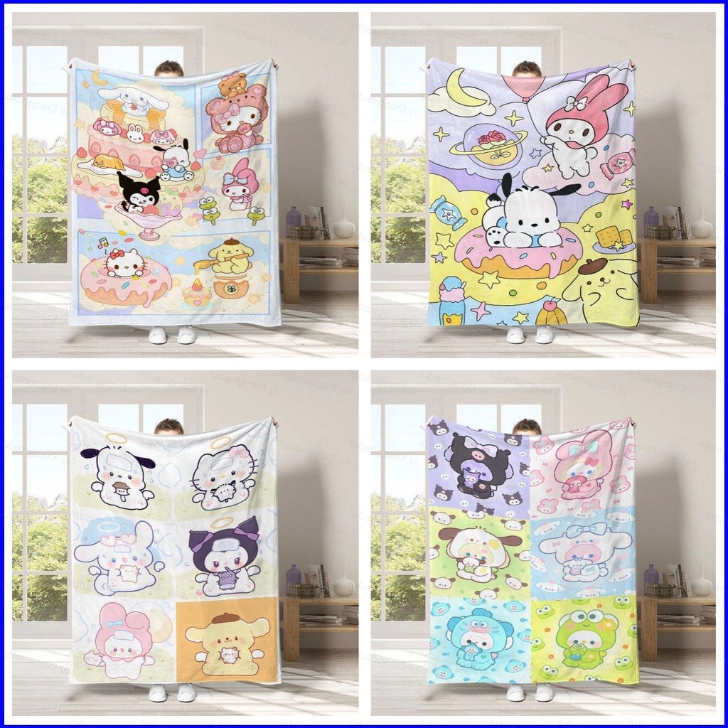 YC3 Sanrio Hello Kitty My Melody Cartoon Blanket Home Bedroom Office ...