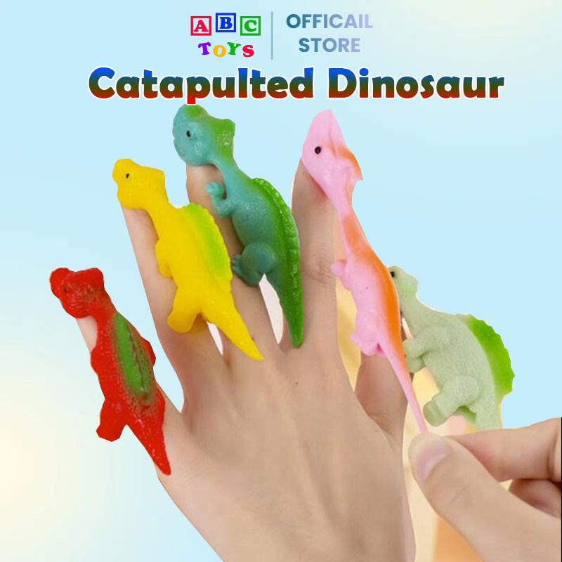 Pushing Game Catapulted Dinosaur Finger Toy for Child Relaxation ...