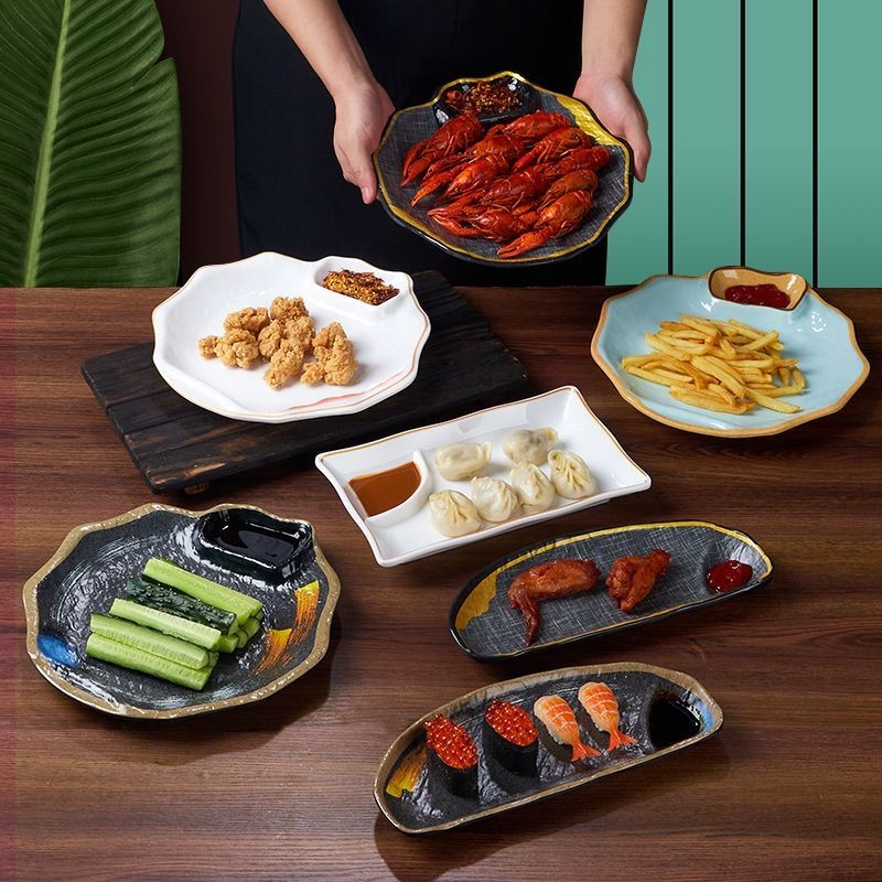 [Fast shipping] plato set plate plastic 12pcs Butanganan lalagyan ng ...