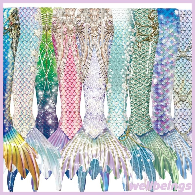 WELL Mermaids Tails for Girl Kid Adult Swimming Pool Party Swimmable ...