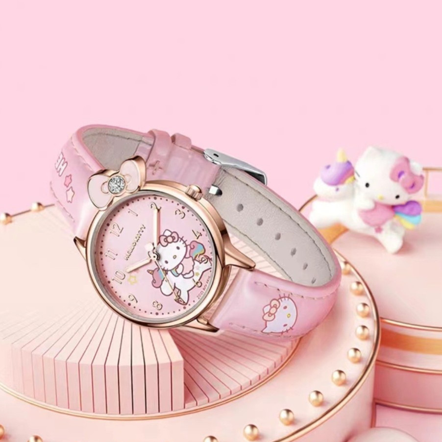 Sanrio Hello Kitty Children Quartz Watch 3D Stereoscopic Design Cartoon ...