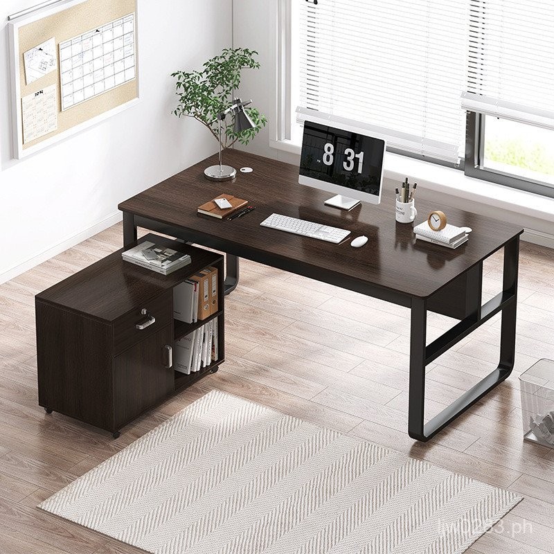 Boss Desk Combination Table and Chair Single Seat Computer Desk Modern ...