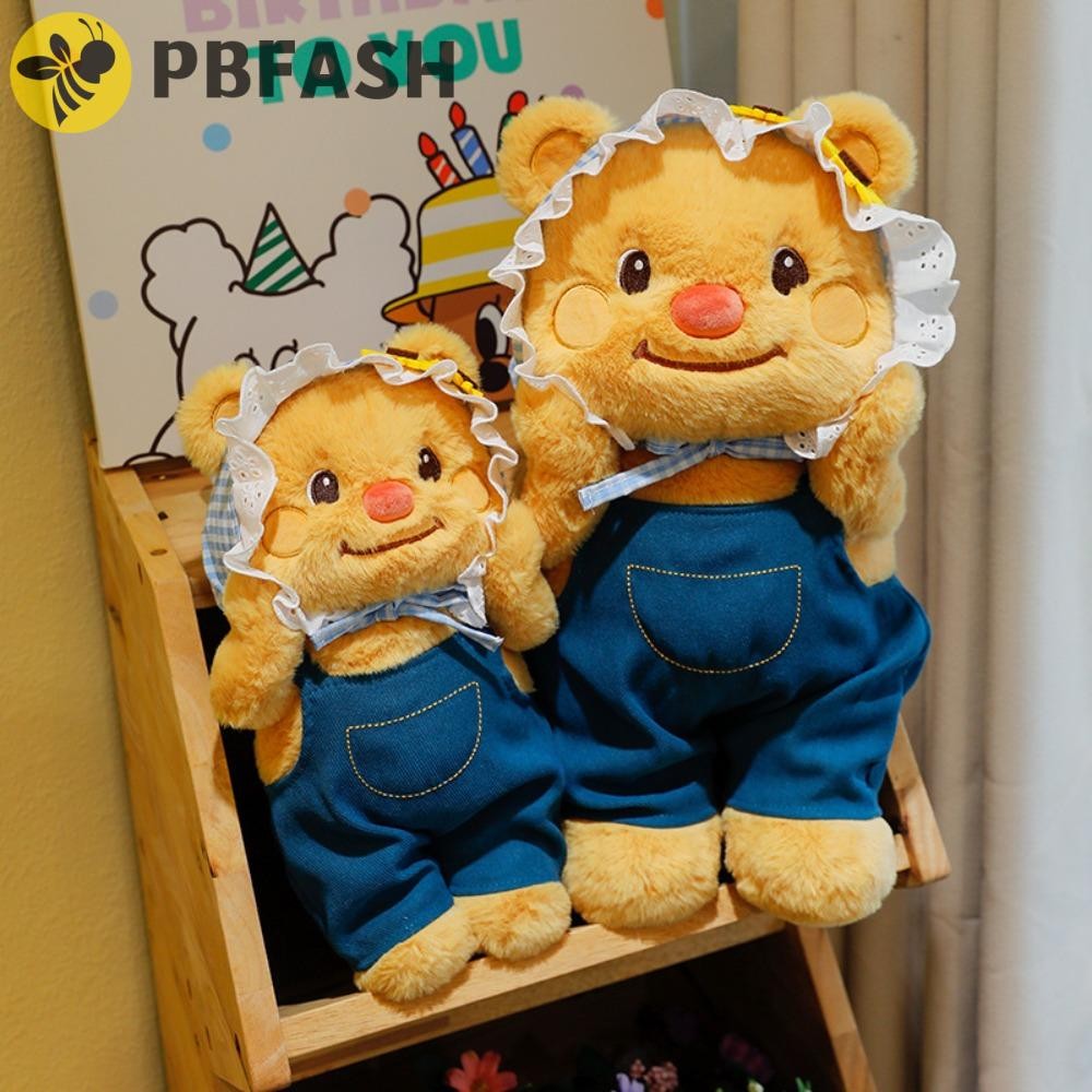 PBFASH Butter Bear Plush Toy, PP Cotton Plush Stuffed Thailand Butter ...