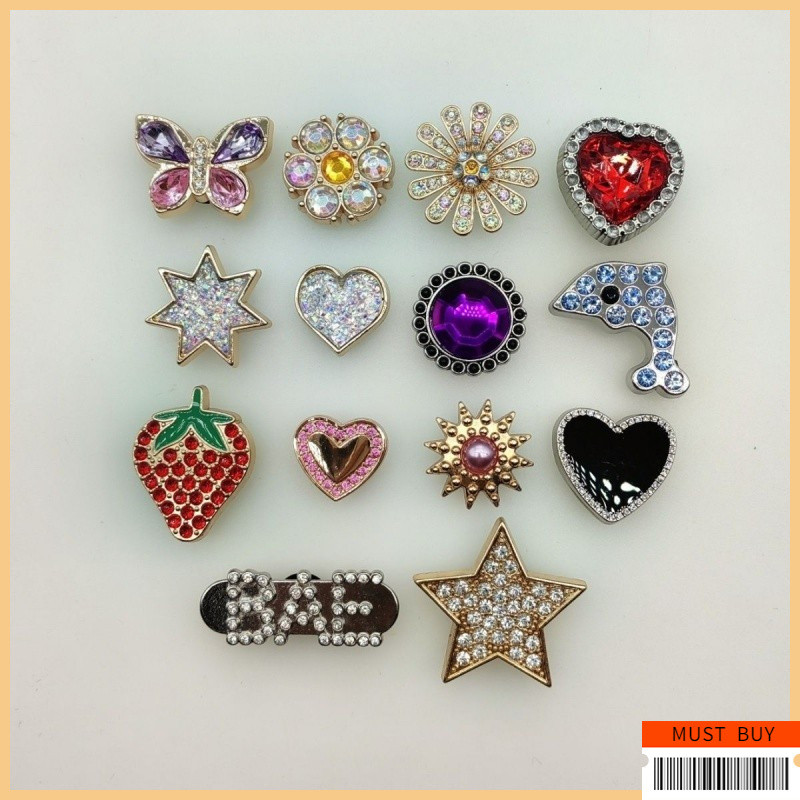 Luxury Alloy Metal Shoe Charm Collection | Premium Clogs Decorations ...