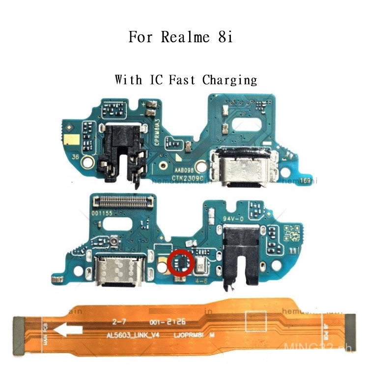For Realme 8i USB Fast Charging Charger Port Board Mainboard Flex ...