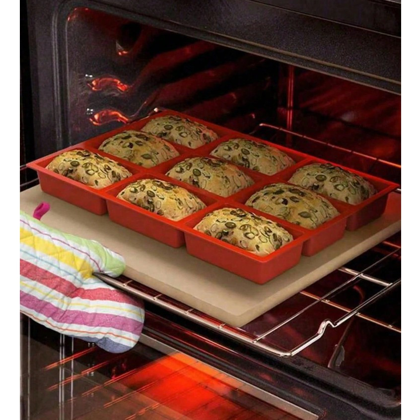 1pc Silicone Mini Loaf Pans, Silicone Baking Mold, Non-Stick Mini Bread ...