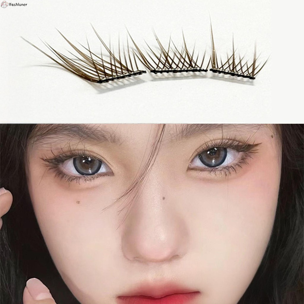 Dense Press on Lash Clusters Self Sticking Eyelashes Clusters For Work ...