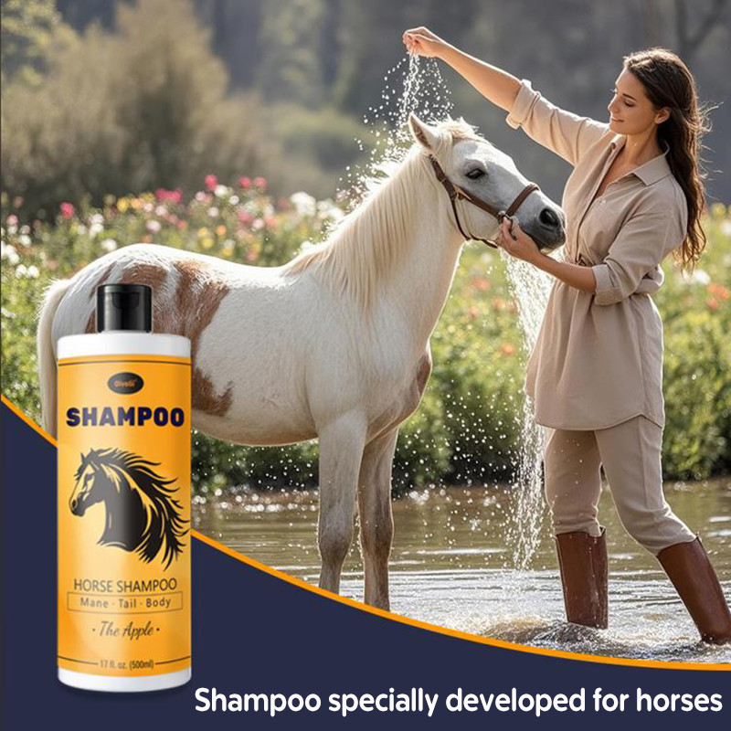 Oivolii Animal Horse Special Pet Shampoo Cleanser 500ml, Moisturizing ...