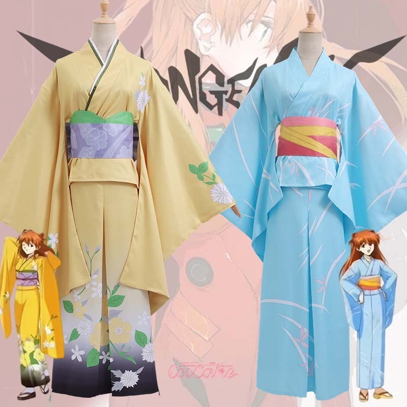 Neon Genesis Evangelion Asuka Langley Soryu Cosplay same style bathrobe ...