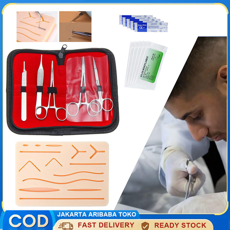 Silicone Leather Stitching Tool Set Sutura Latin Sewing Wounds Media ...