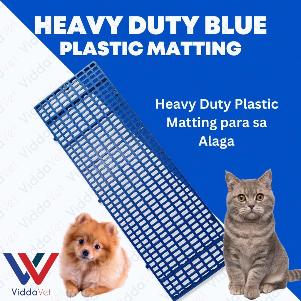 1x3 Heavy Duty Blue Plastic Matting for Animal Farms mattings para sa ...