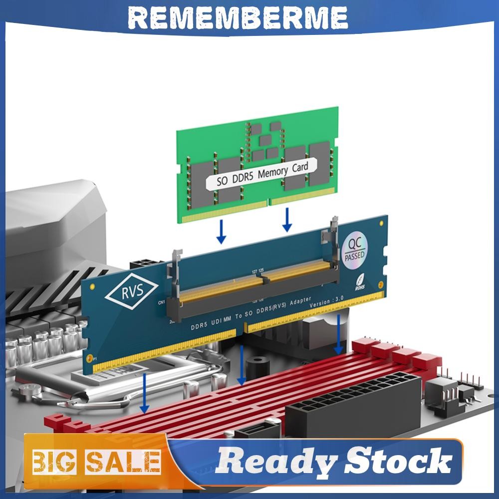 Laptop SO DDR5 RAM To Desktop DDR5 U-DIMM Adapter DDR5 Memory RAM ...