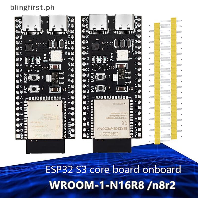 [blingfirst] ESP32-S3-N16R8 WiFi -compatible BLE 5.0 Mesh Development Board ESP32S3 Wireless ...