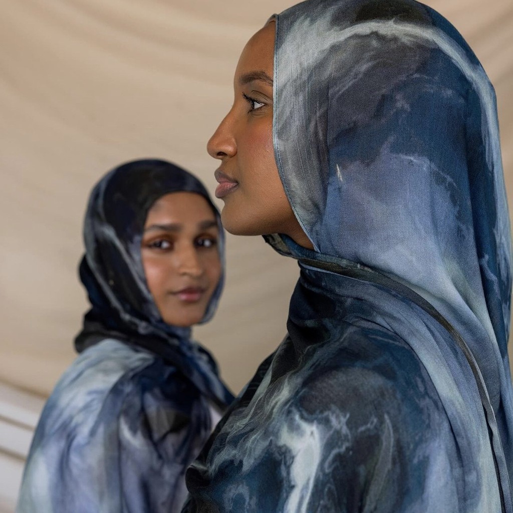 New Muslim Tudung Bawal Tie Dye Print Shawl Soft And Light Arabic ...