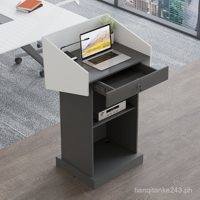 Podium Speaker's Platform Classroom Lecture Desk Teacher Teacher's Desk ...