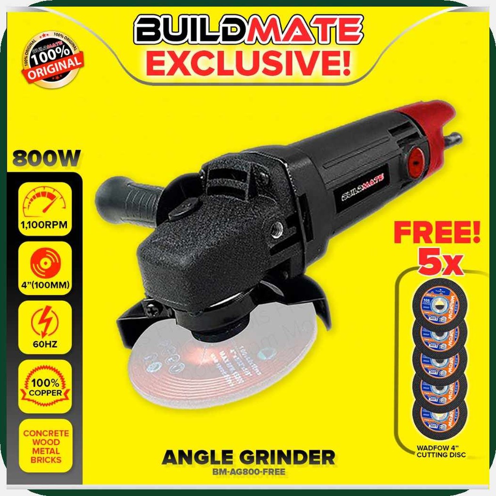 BUILDMATE/Mg;Mailtank:Dt=|^C/Angle$F/Grinder$z/800W$o/100mm$i/Metal$t ...