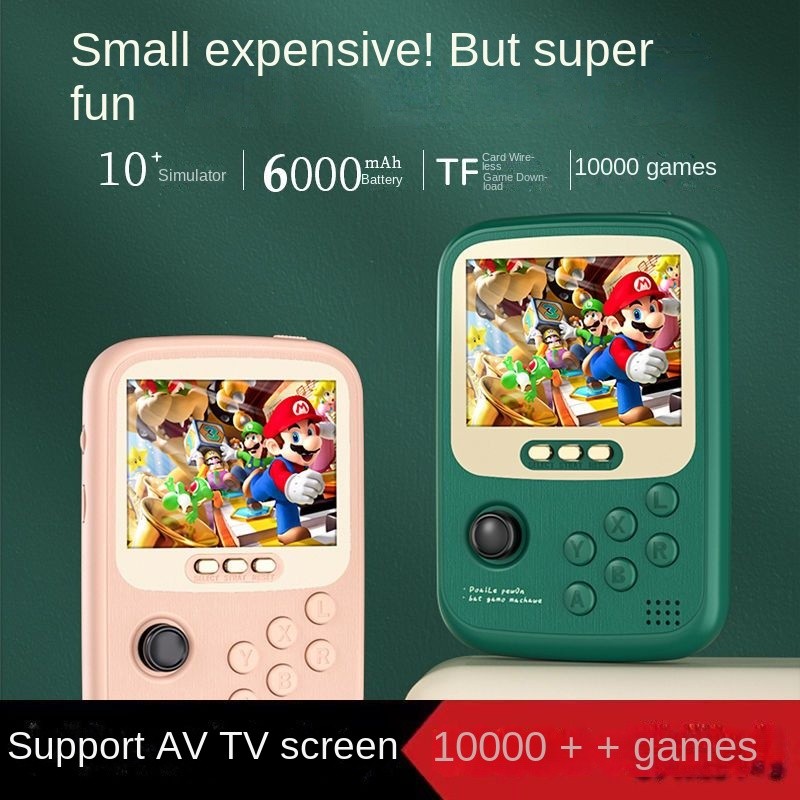 Handheld Game Machine Power Bank Two-in-One Arcade Fighter Three ...