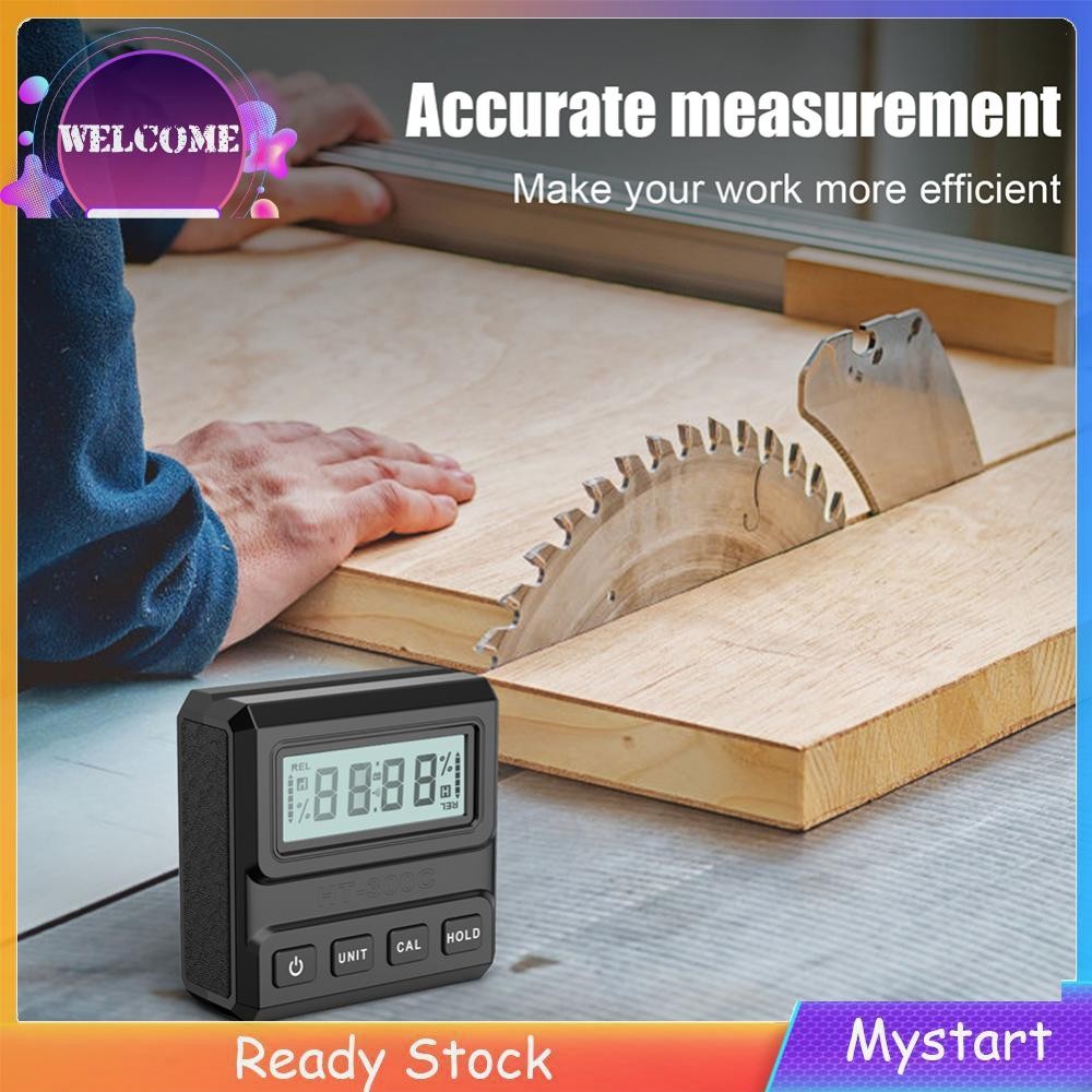 Digital Protractor 4*90 Electronic Inclinometer Magnetic Angle Finder ...