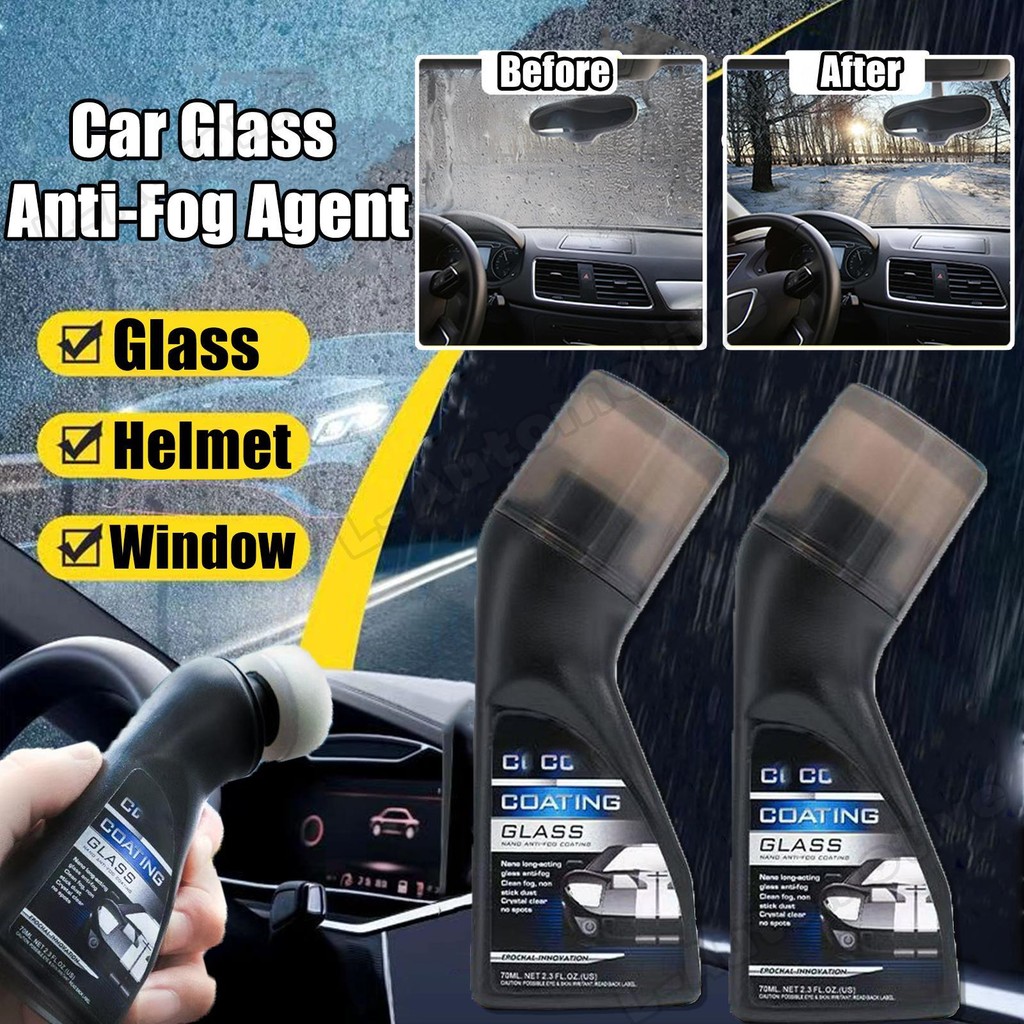 90ml Car Glass Anti-Fog Agent Auto Windshield Waterproof Defogging ...