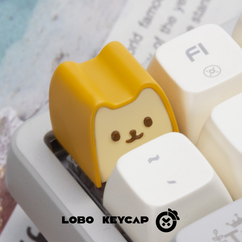 Bread Dog Keycap 3D Creative MX Switch Mechanical Keyboard Resin ...