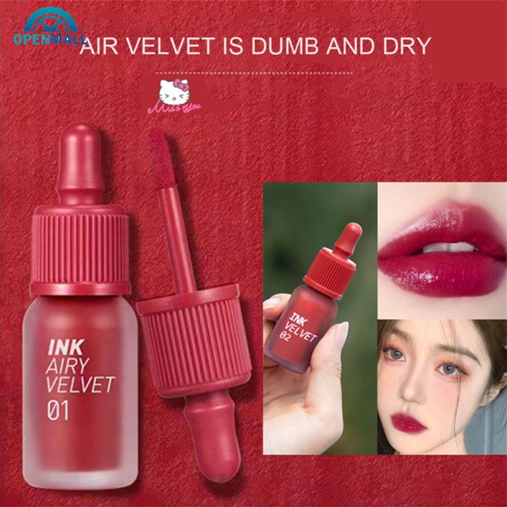 OPENMALL 6 Colors Small Bottle Lip Glaze Velvet Matte Lip Glaze Long ...