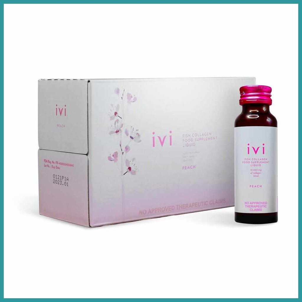 IVI-x_Premium[Z^Collagen@ey*Drink~AB*Peach~EL*50ml | Shopee Philippines