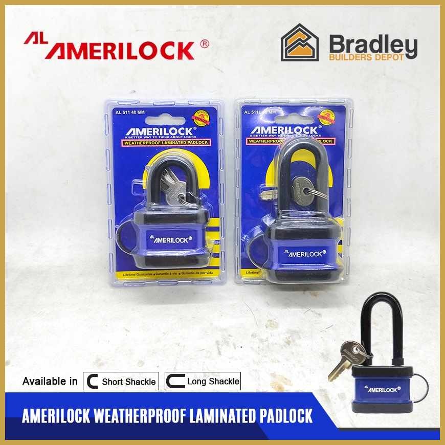 Amerilock?pc@Weatherproofo$Laminated~Fy?Padlock*rR?(AL511*uu?40mm ...