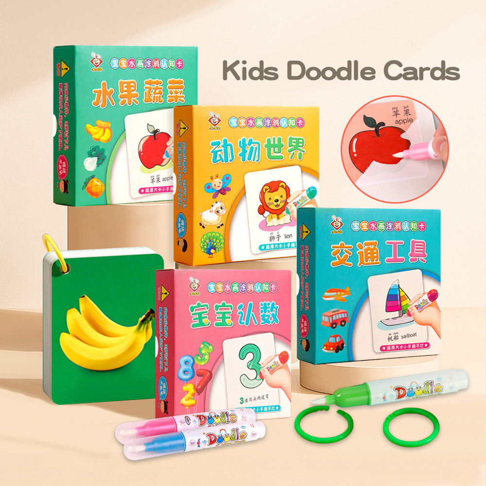 Mombaby Flash Card Early Educational Cards Pinyin Fruits Alphabets ...