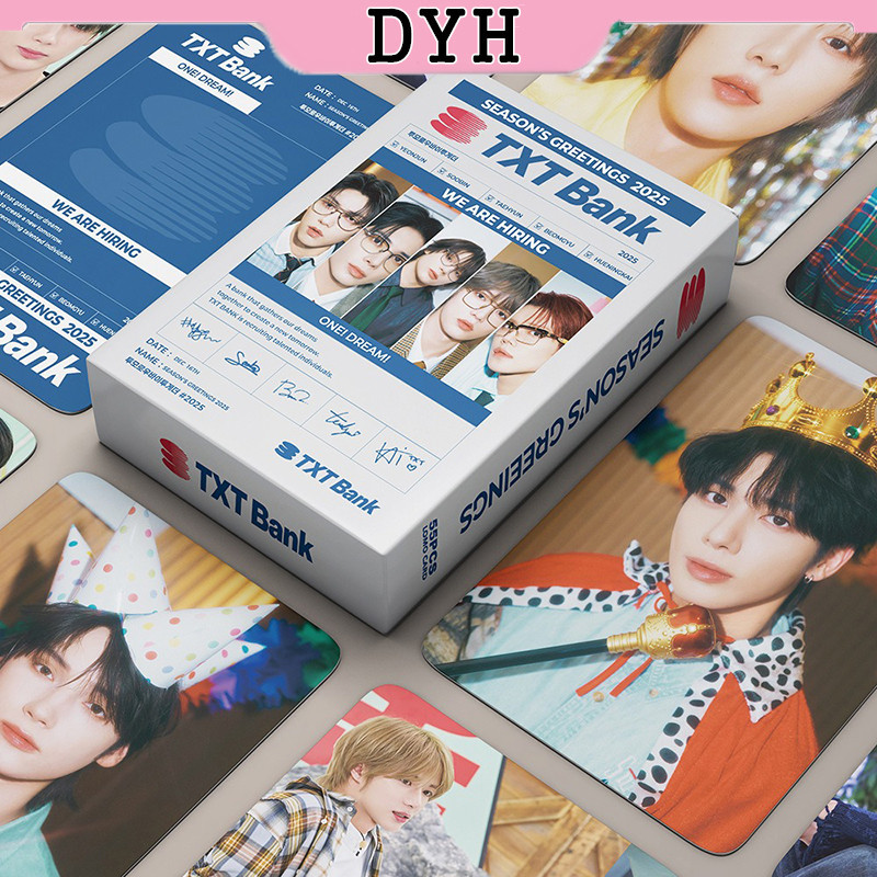 55pcs TXT LOMO Card 2025 SEASON'S GREETINGS Album Photocard KPOP Collection Card | Shopee ...