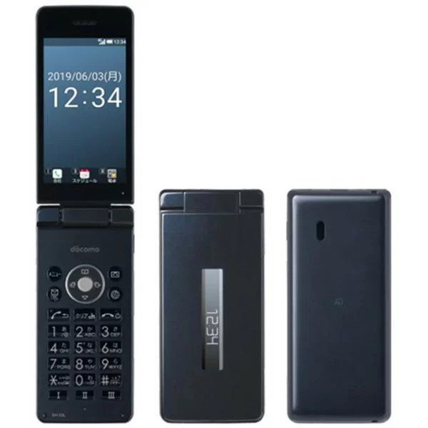 Sharp Aquos SH-03L Cameraless Phone Unlocked Black ( Used,98%New ...