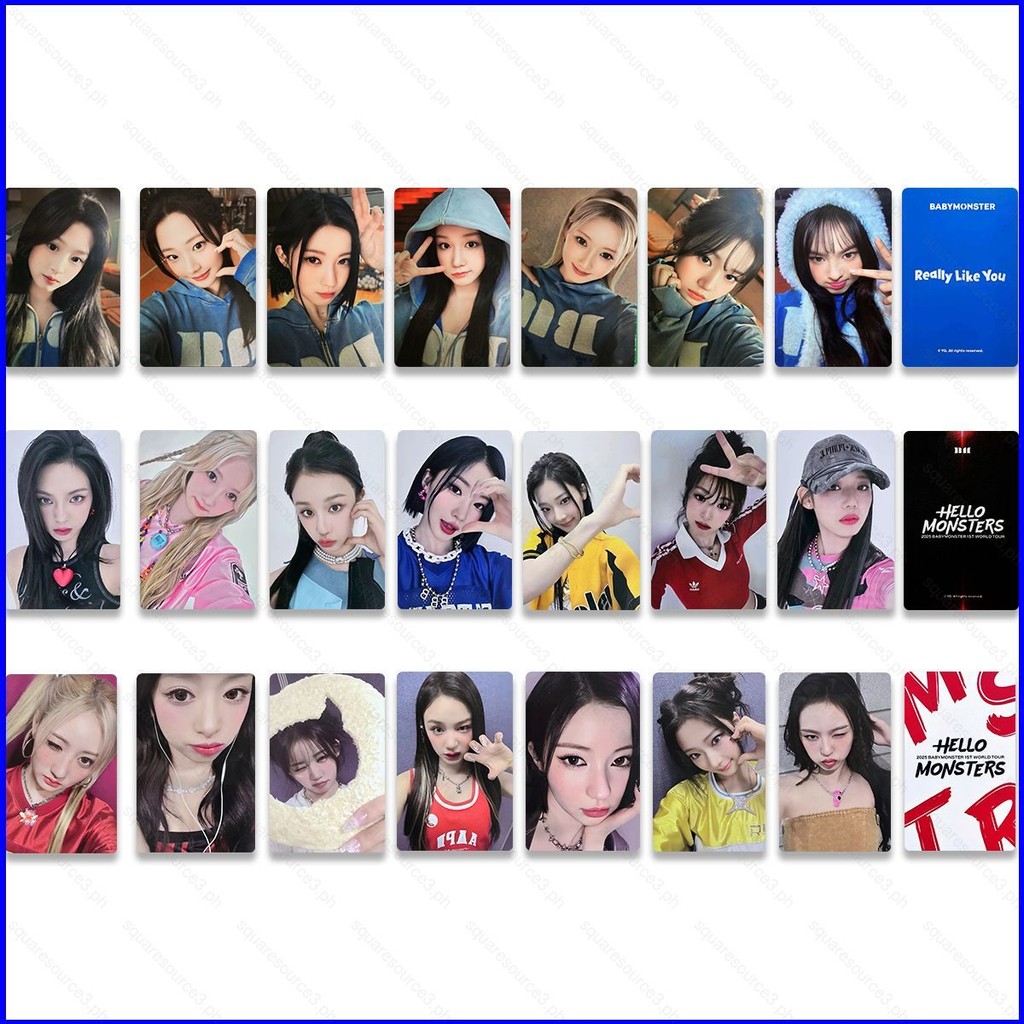 SQ3 7PCS/Set BABYMONSTER AHYEON LOMO Card CHIQUITA Postcard Collection KPOP Periphery QS3 ...