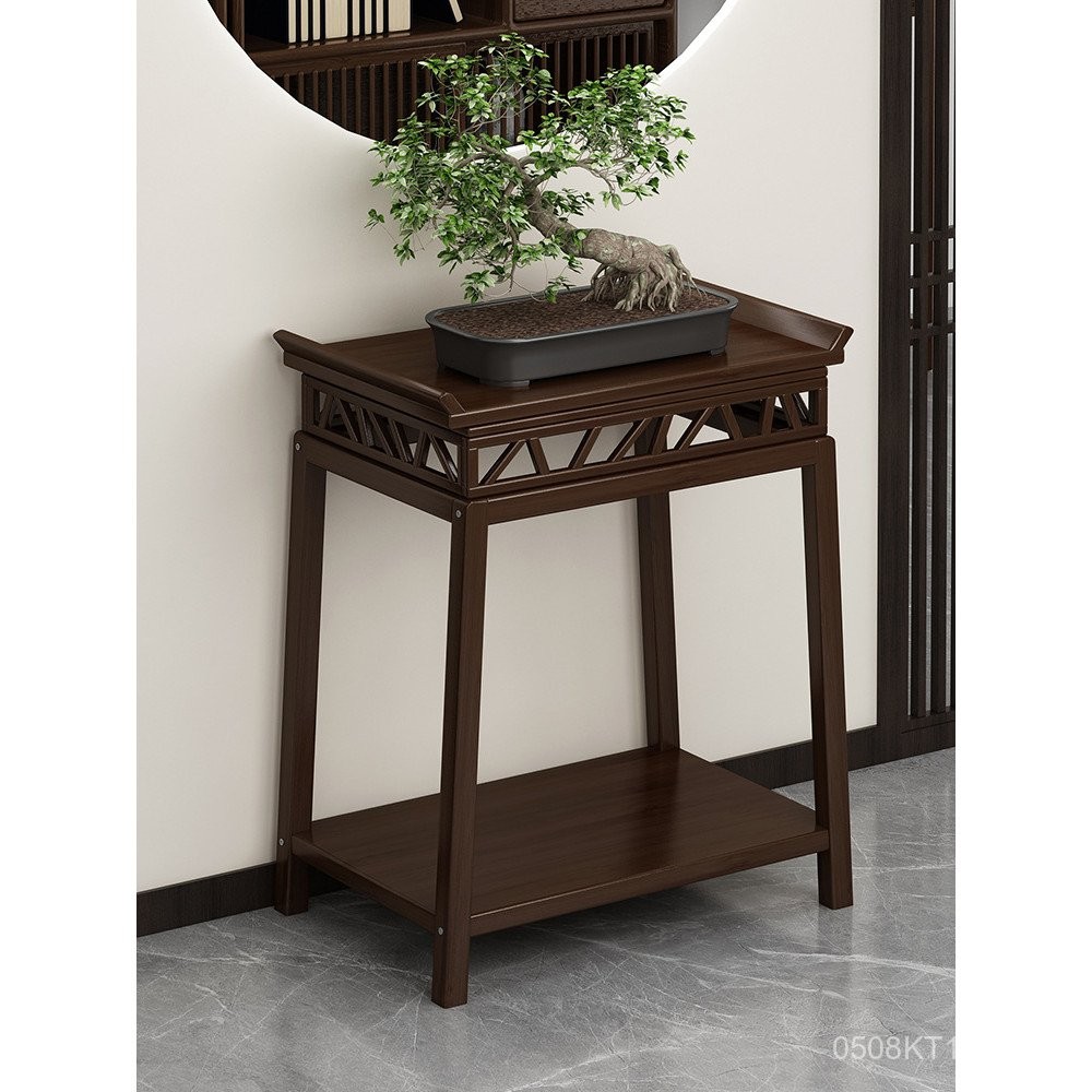 Light Luxury Ultra-Narrow New Chinese Style Entryway Storage Table for ...