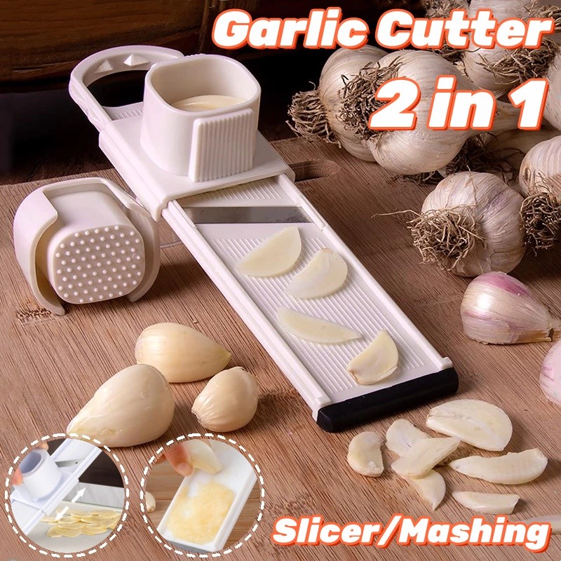Garlic Slicer 2 In 1 Garlic Ginger Slicer Shredder Kitchen Tool ...