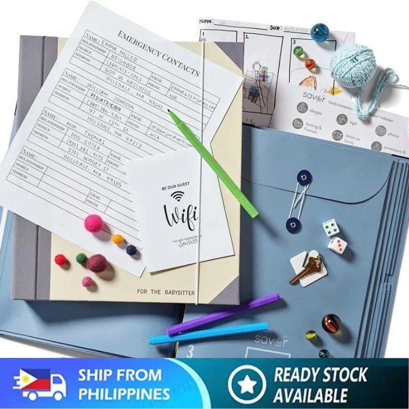 [COD] File Organizer Folders for Document Multipurpose File Binder Safe ...