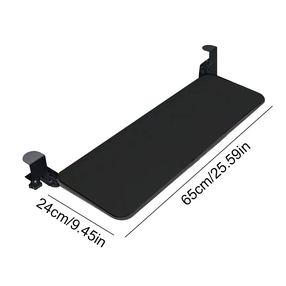 Keyboard Tray Under Desk with C Clamp Mount Slide Out Computer Keyboard ...