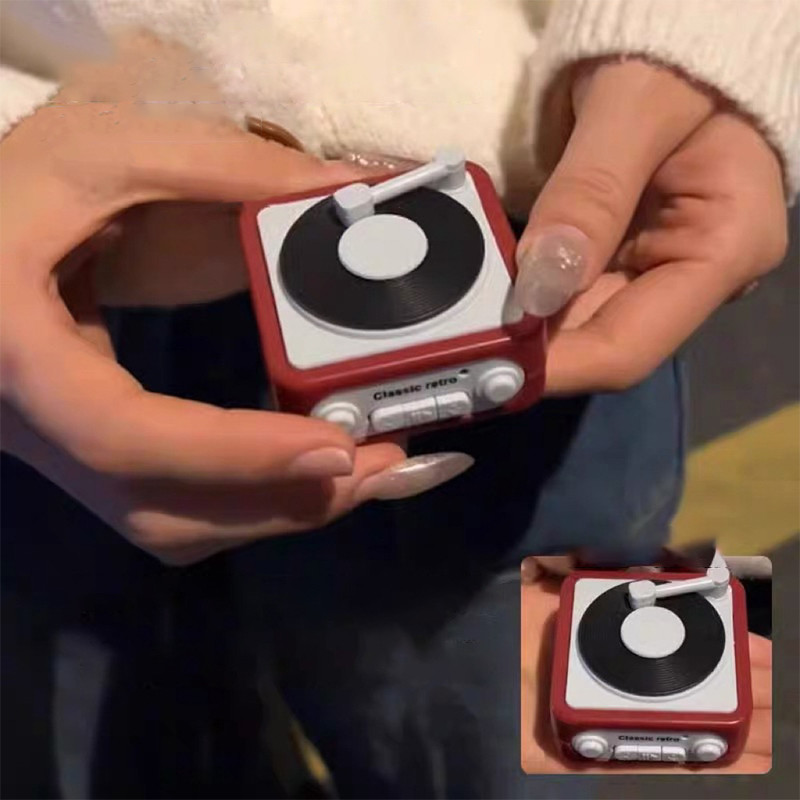 Marbit Creative Cute Classic Retro Phonograph Music Box Keychain ...