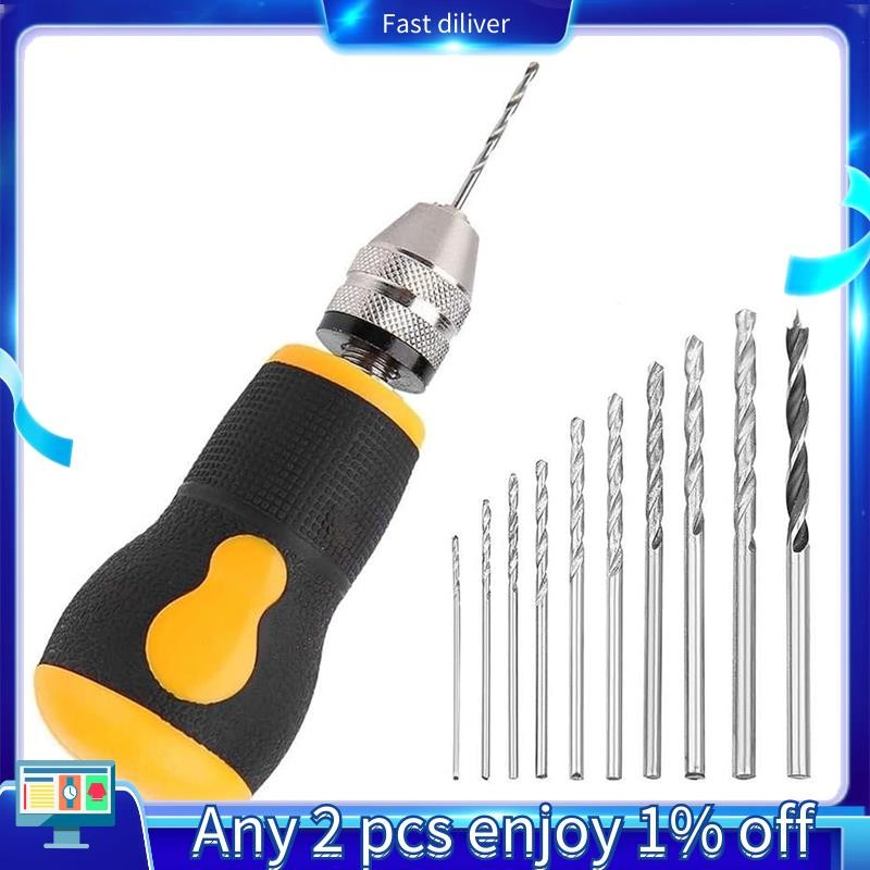 Manual Drill Mini Hand Drill Tool Portable Tool Set Small Hand Drill ...