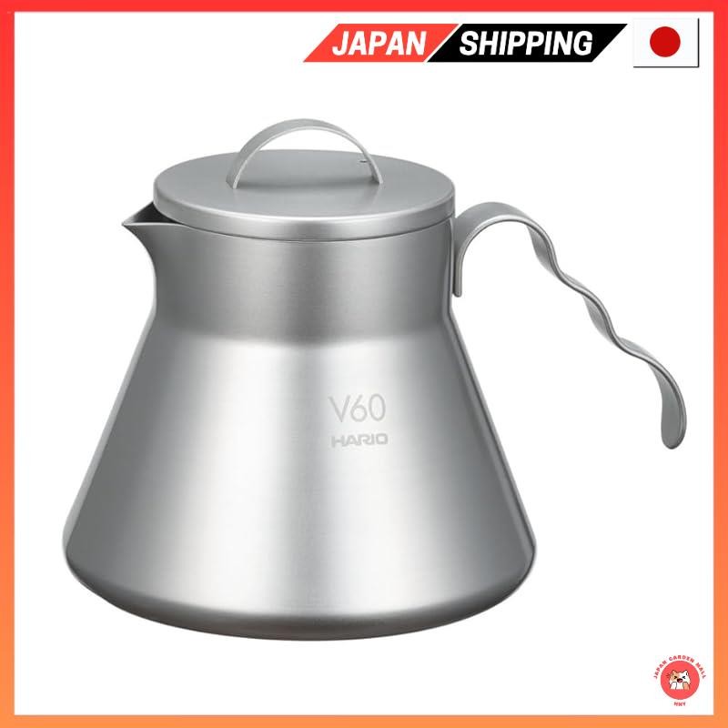 HARIO V60 Metal Coffee Server 500ml Silver O-VCSM-50-HSV HARIO V60 ...