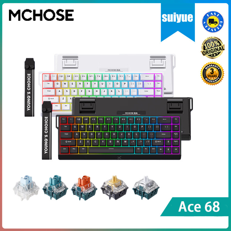 MCHOSE Ace 68 Magnetic Axis Keyboard for RT Esports Games Customization ...