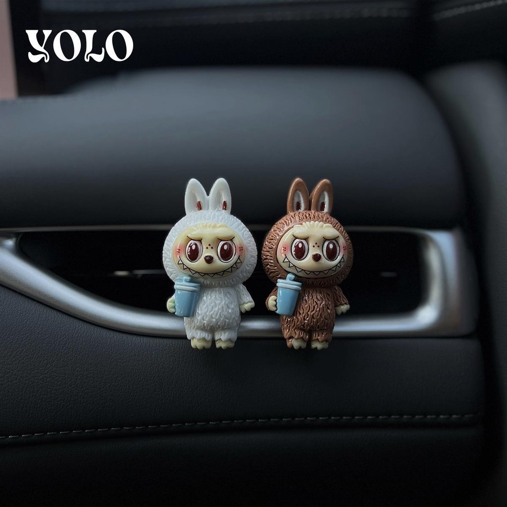 Labubu Car Air Conditioner Perfume Decoration Cute Car Aromatherapy ...